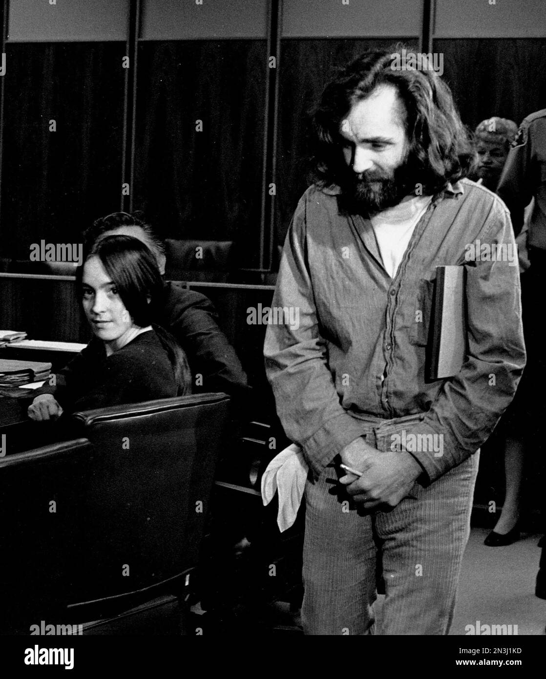 FILE - In this Oct. 13,1970 file photo, cult leader Charles Manson ...