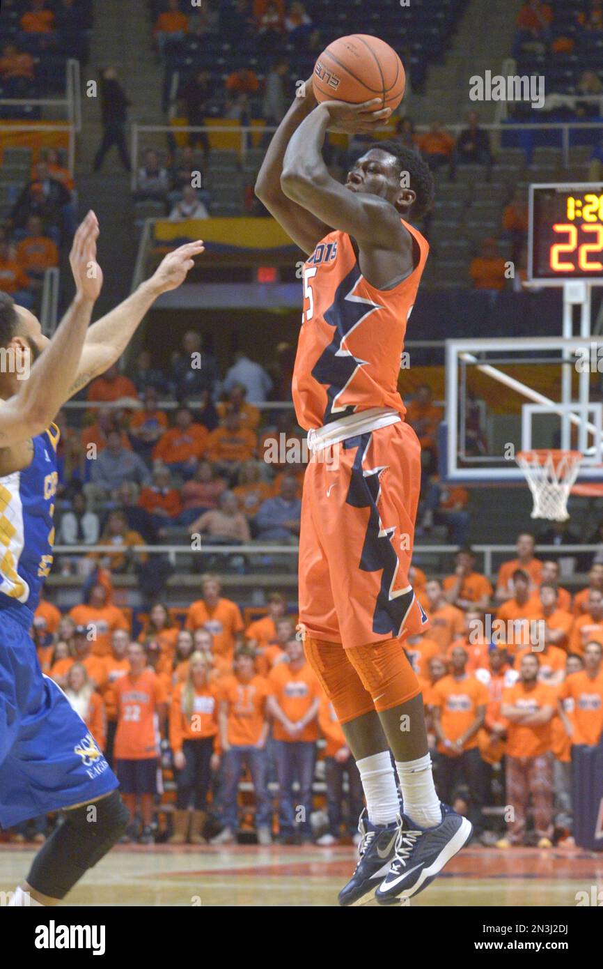 Illinois' guard Kendrick Nunn (25) during an NCAA college basketball ...
