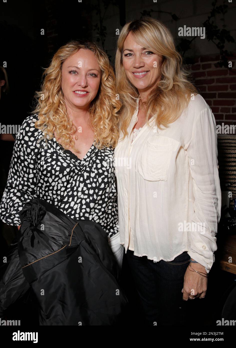 Virginia Madsen and Denise Hooper attend the Someday Online Apothecary ...