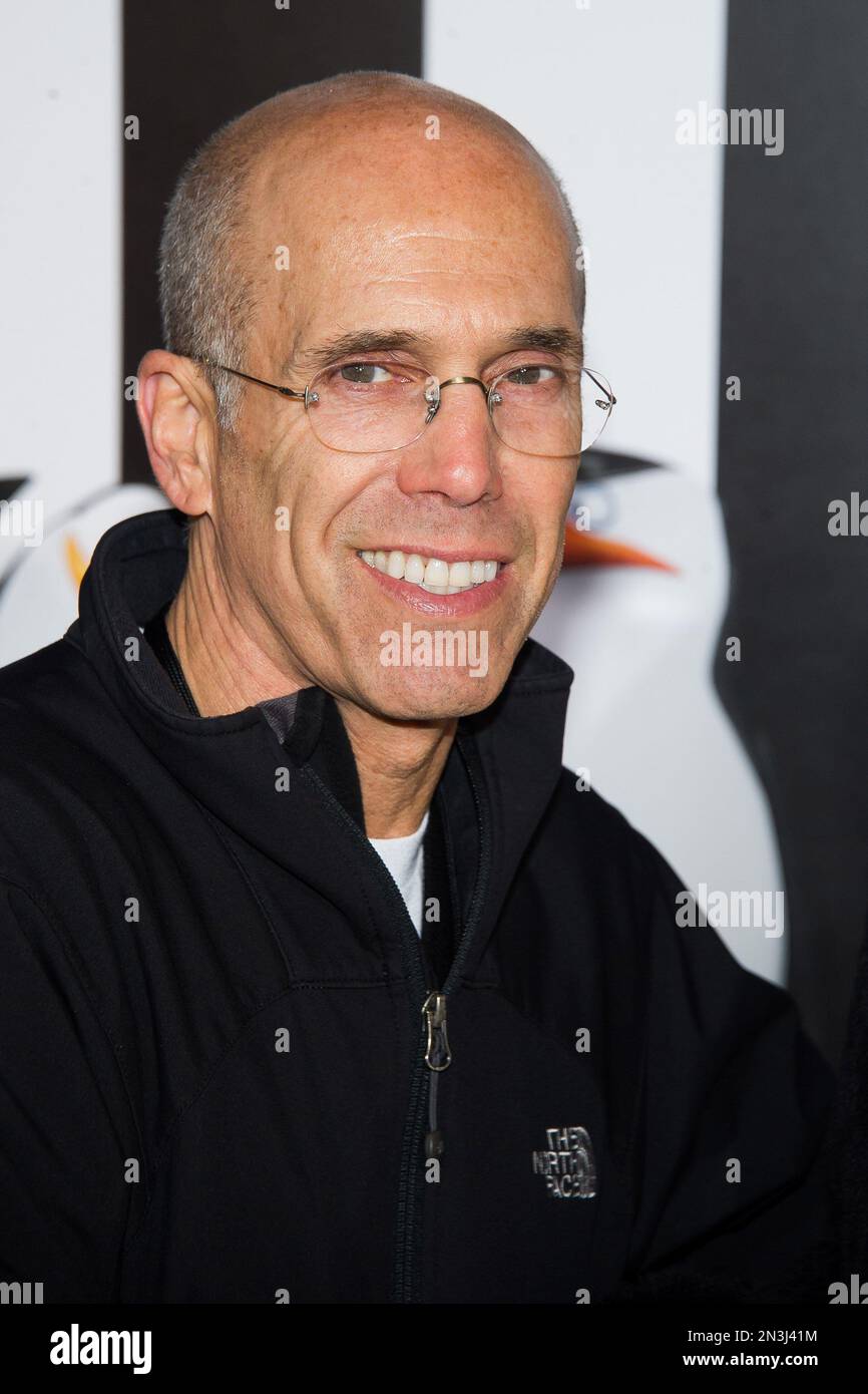 Jeffrey Katzenberg attends the premiere of "Penguins of Madagascar" on ...