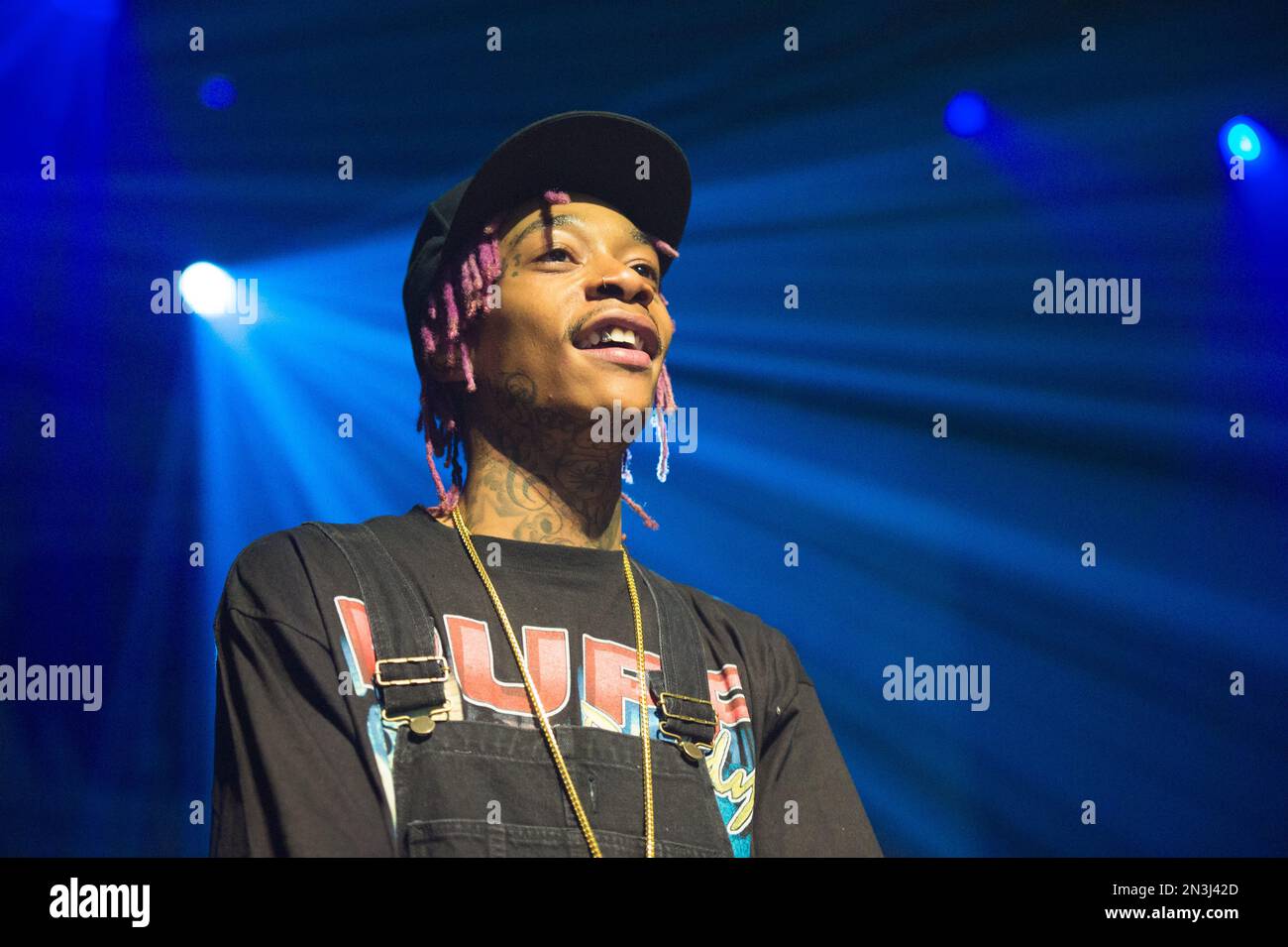 Recording artist Wiz Khalifa performs in concert at Webster Hall on ...