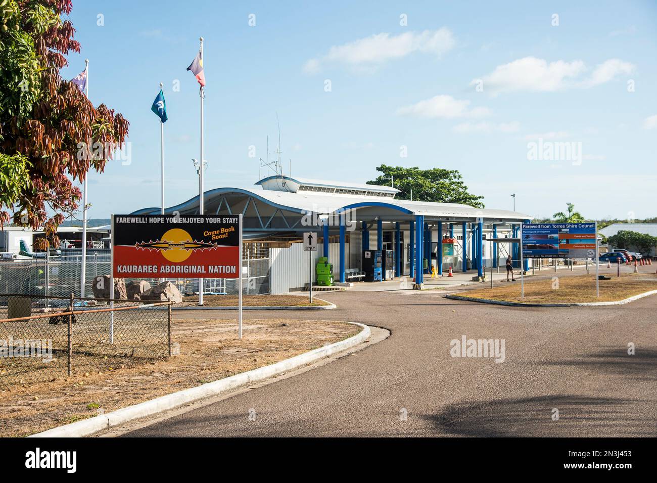 Horn Island Airport terminal in the Torres Strait, Wednesday, November ...