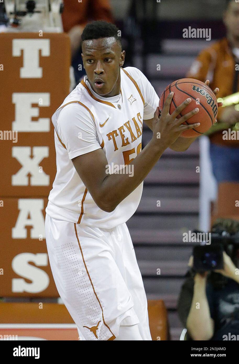Texas’ Myles Turner during the second half of an NCAA college ...
