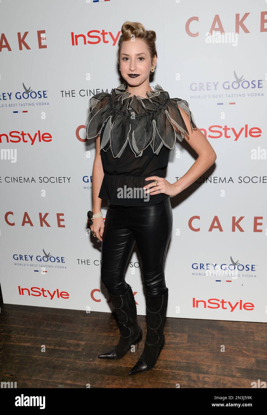 Jazmin Grimaldi attends a special screening of "Cake", hosted by the ...