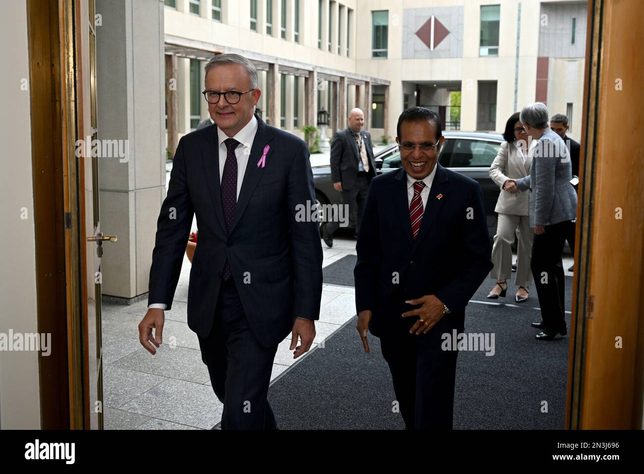 Prime Minister Anthony Albanese and East Timor's Prime Minister Taur ...