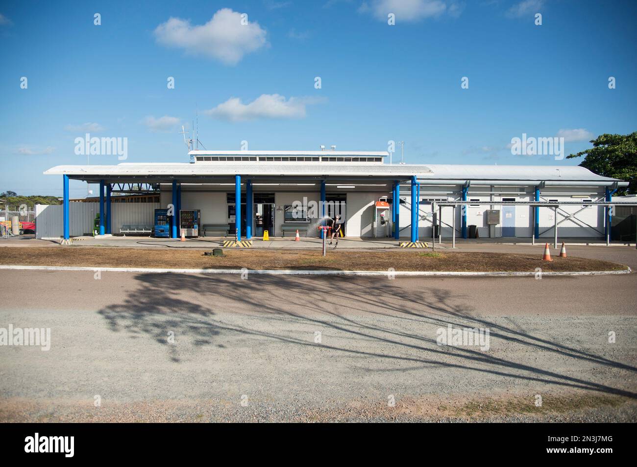 Horn Island Airport terminal in the Torres Strait, Wednesday, November ...