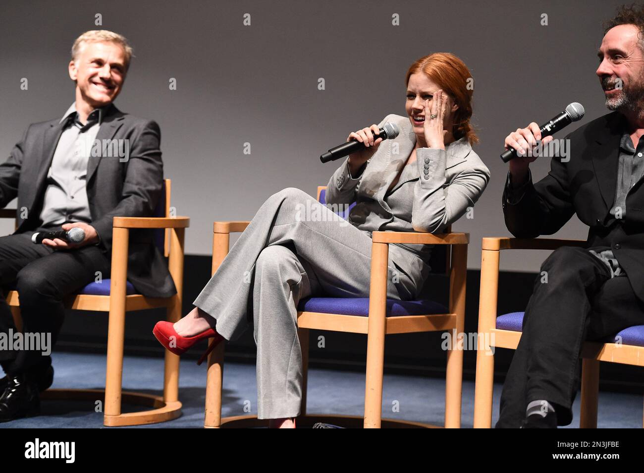 Tim Burton, Amy Adams and Christoph Waltz attend a special screening of ...
