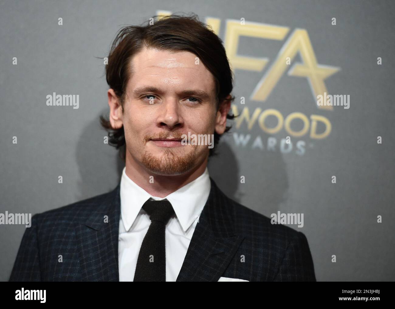 Jack O'Donnell poses in the press room the new Hollywood award at the ...