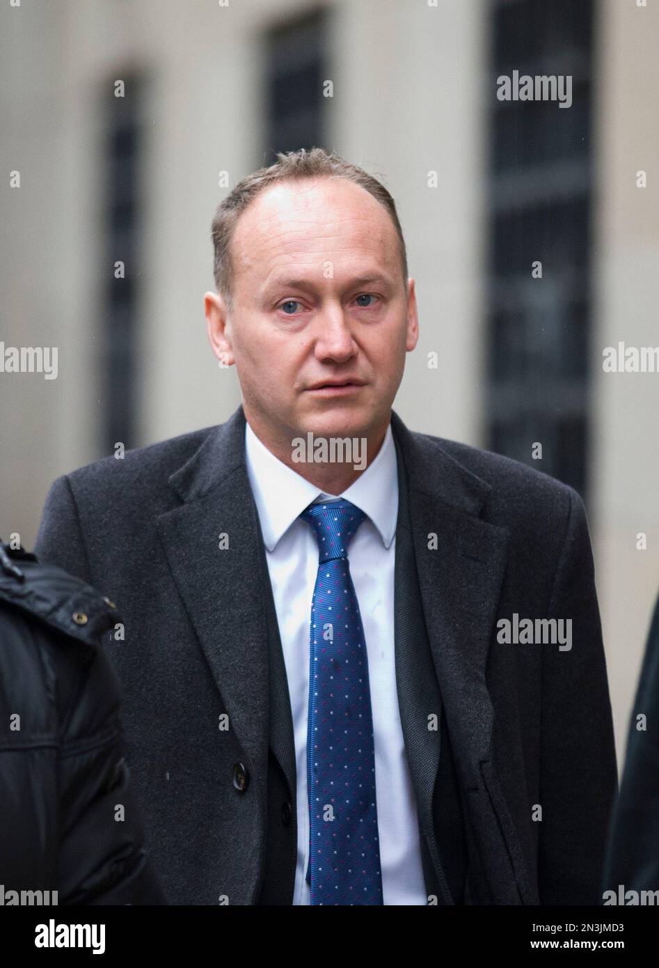 Gary Clarence, originally from South Africa, arrives at the Old Bailey ...