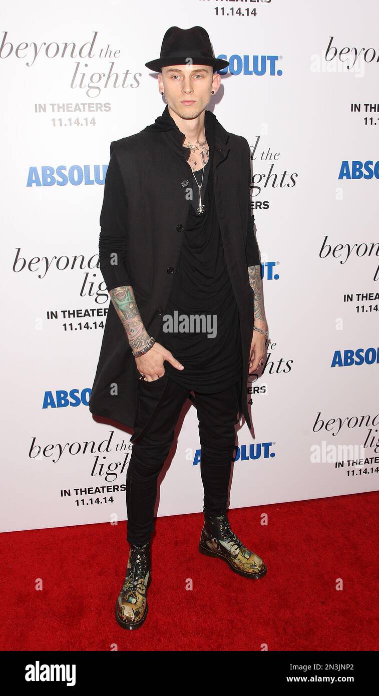 Rapper Colson "MGK" Baker attends the premiere of "Beyond The Lights ...