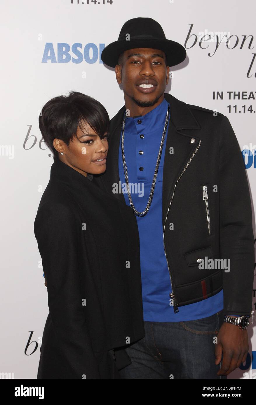 Rapper Teyana Taylor and N.Y. Knicks player Iman Shumpert attend the ...