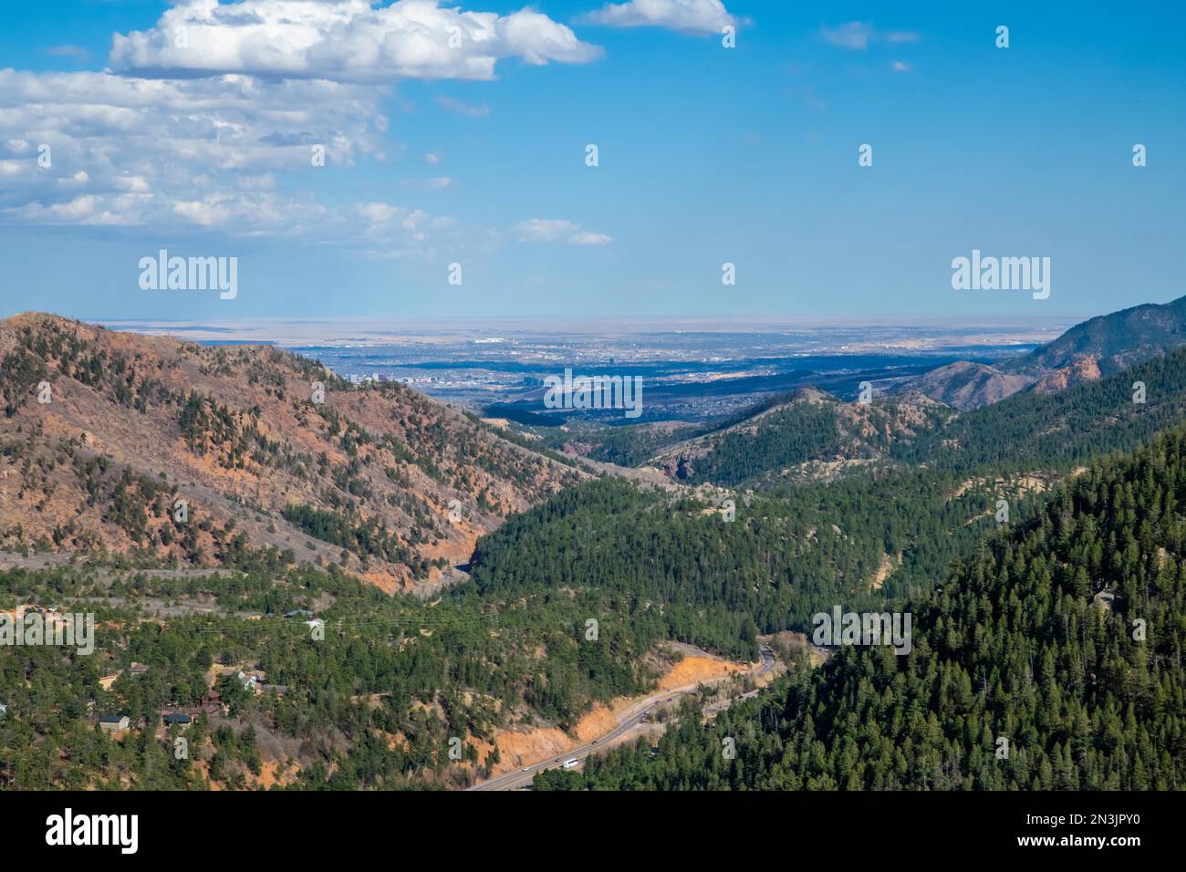 Mountain views in colorado springs hi-res stock photography and images ...