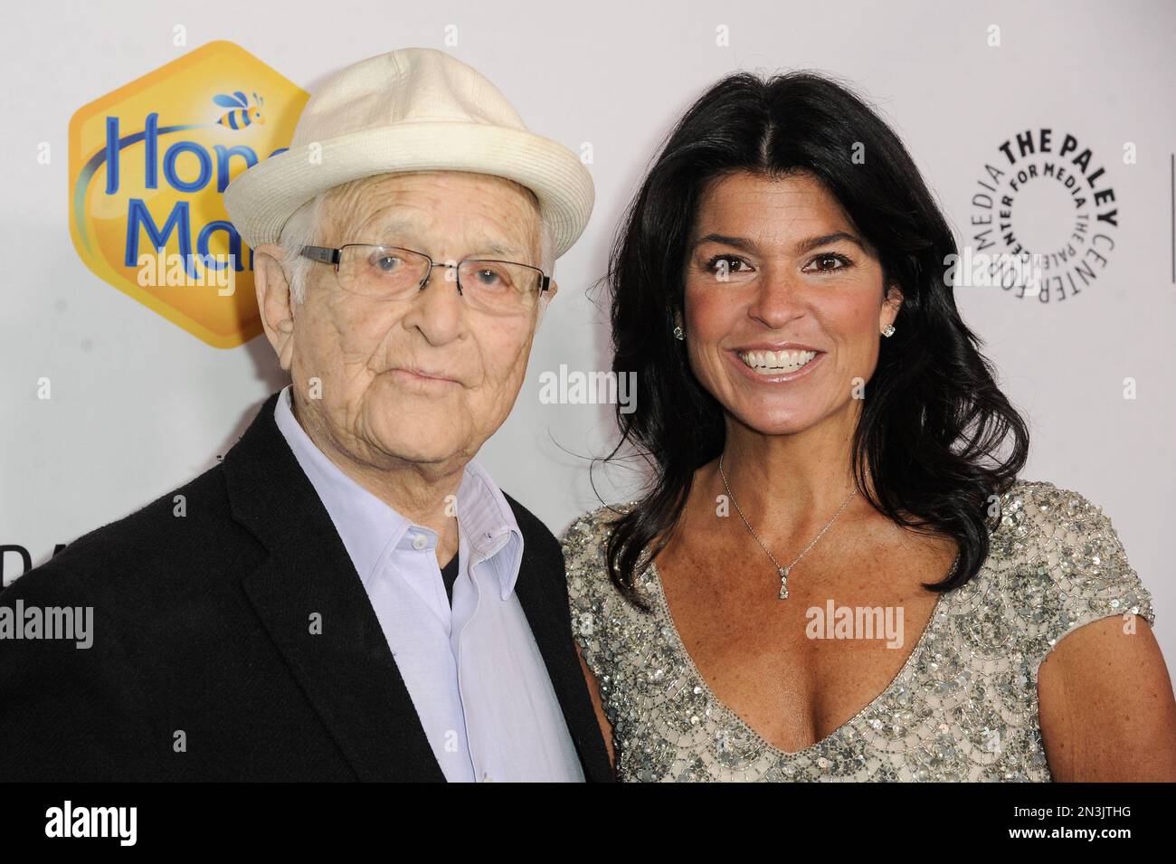 Norman Lear, left, and Maureen J. Reidy arrive at The Paley Center For ...