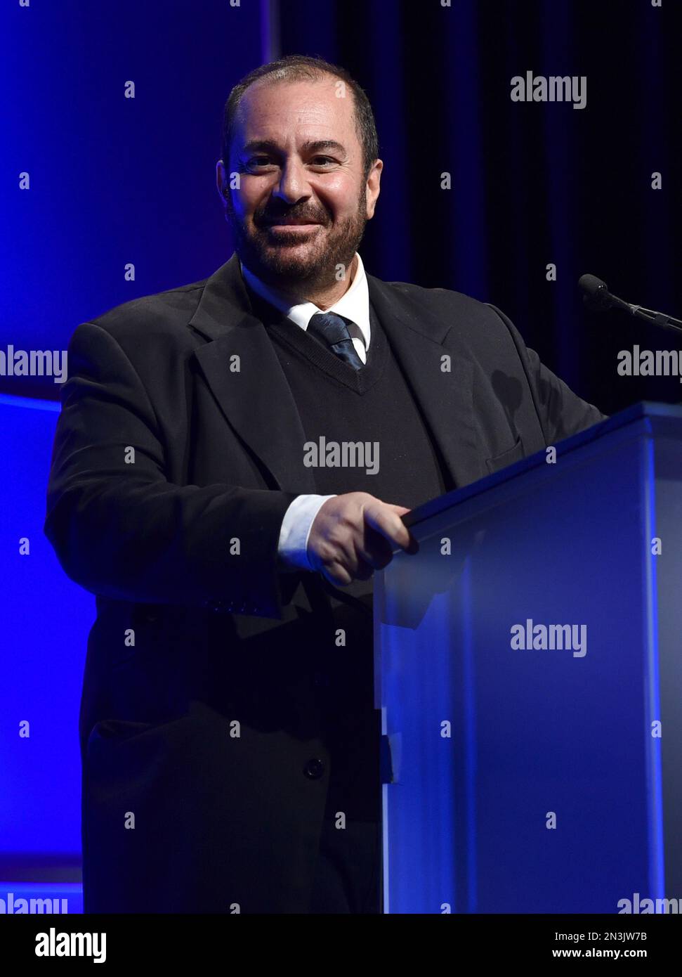 Michael Baruch speaks on stage at the 21st Annual ETTA Gala held at The ...