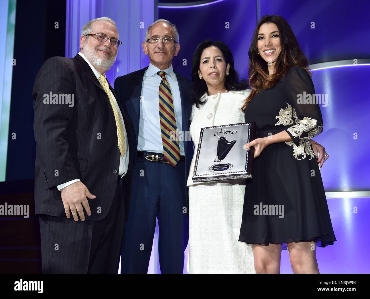 Dr. Michael Held, from left, Moise Hendeles, Angie Hendeles and Arianna ...