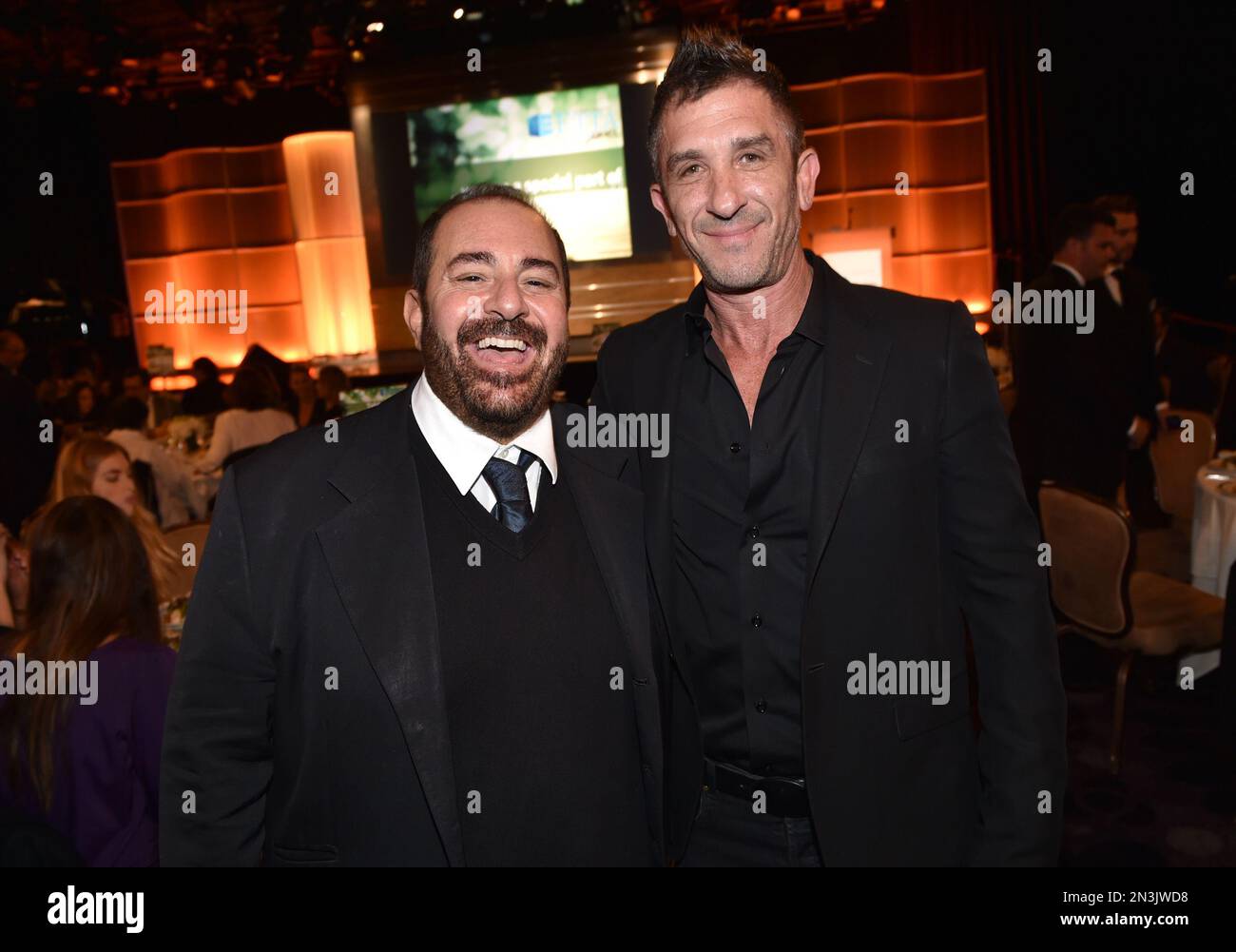 Davis Factor, right, and Michael Baruch attend the 21st Annual ETTA ...