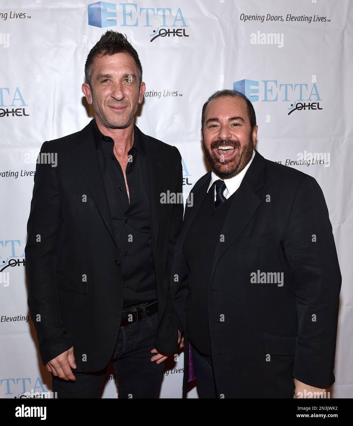 Davis Factor, left, and Michael Baruch attend the 21st Annual ETTA Gala ...