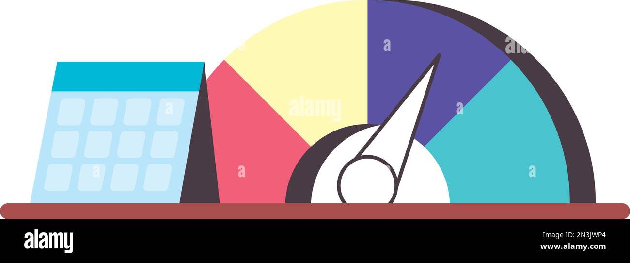flat benchmark items illustration Stock Vector Image & Art - Alamy