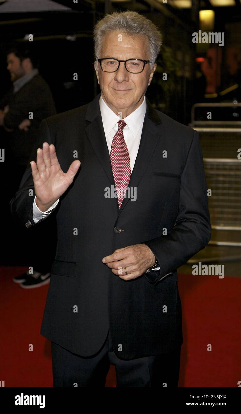 Actor Dustin Hoffman poses for photographers upon arrival at the ...