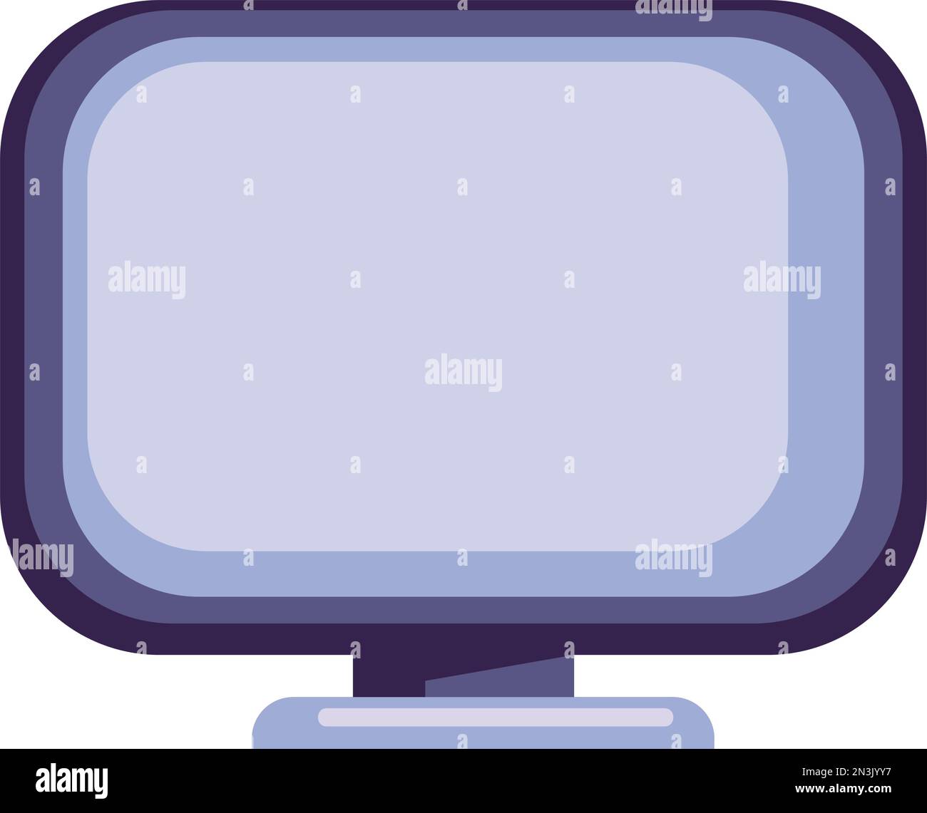 flat computer monitor Stock Vector Image & Art - Alamy