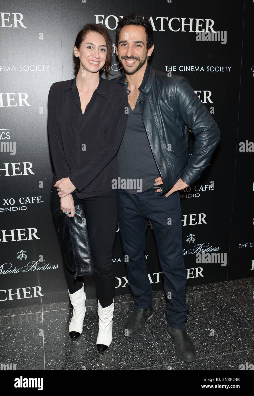 Actors Mozhan Marno, left, and Amir Arison attend a special screening ...