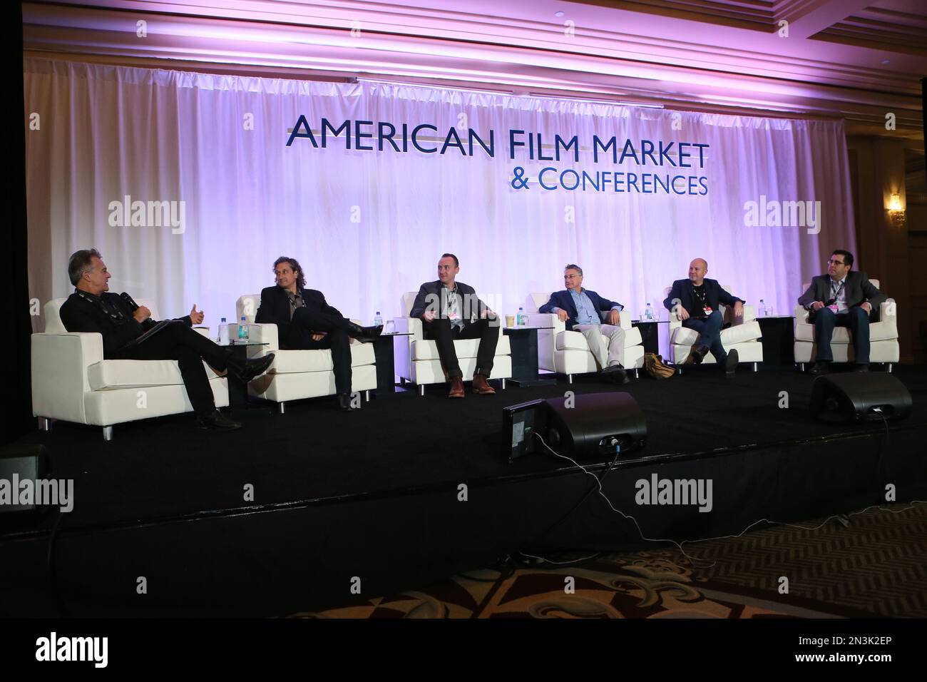 Russell Schwartz, and from left, Richard Abramowitz, Nicolas Gonda ...