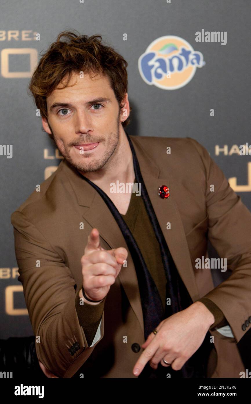 British actor Sam Claflin poses for the photographers during the Spain ...