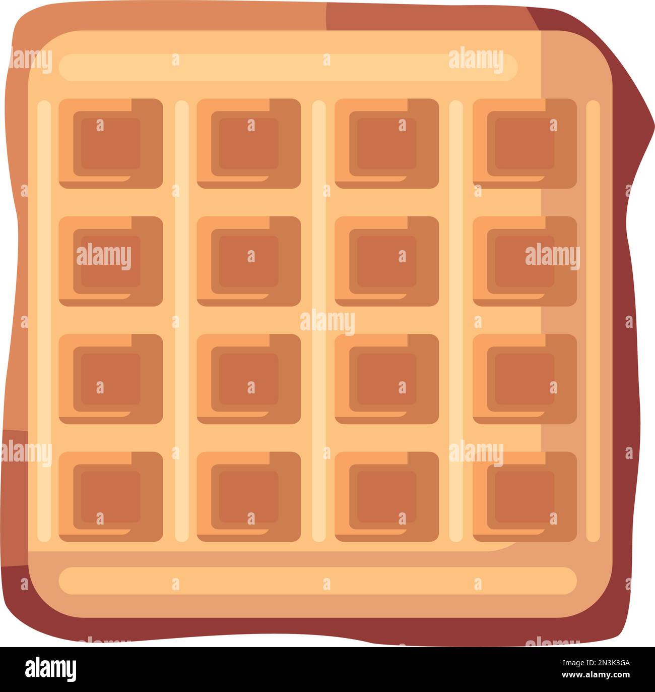 flat waffle design Stock Vector Image & Art - Alamy