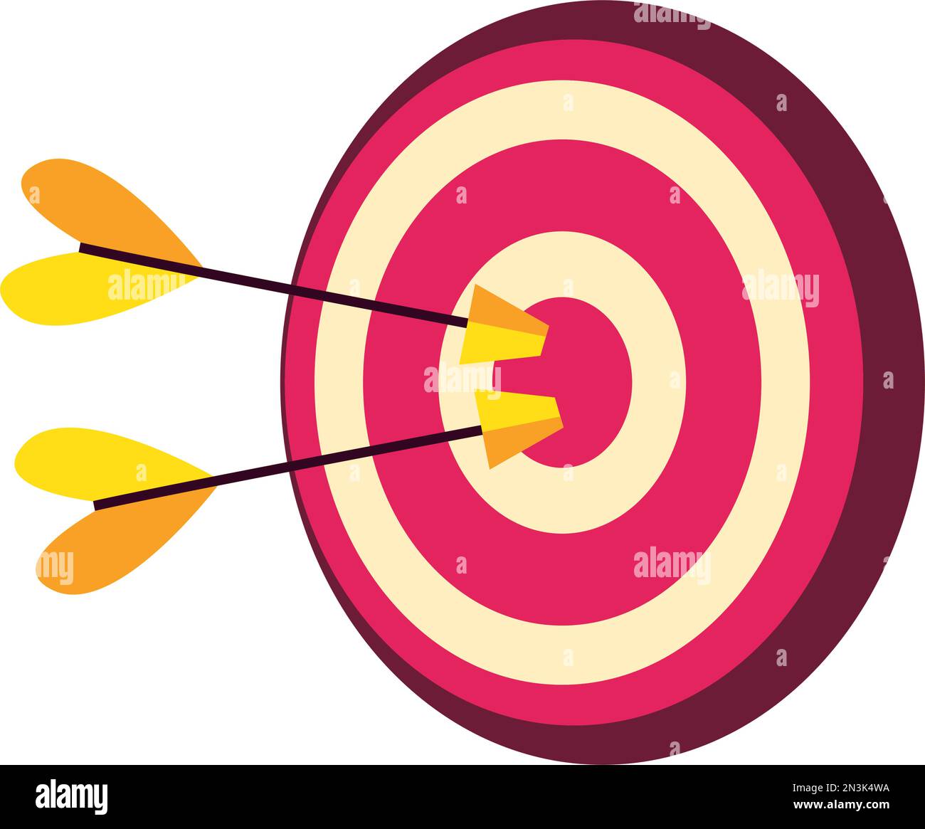 flat colored target Stock Vector Image & Art - Alamy