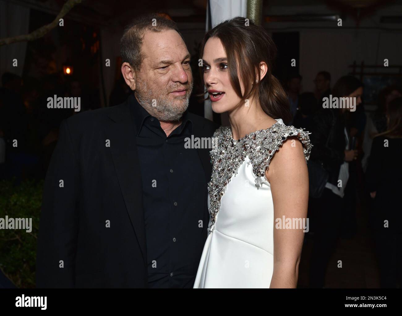 Harvey Weinstein and Keira Knightley attend the after party for "The ...