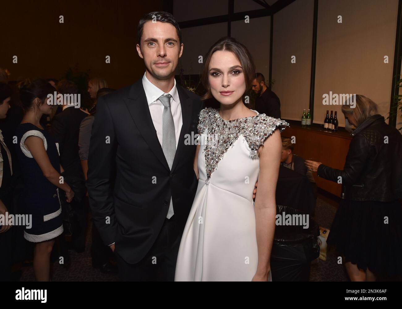 Matthew Goode, left, and Keira Knightley attend a special screening of ...