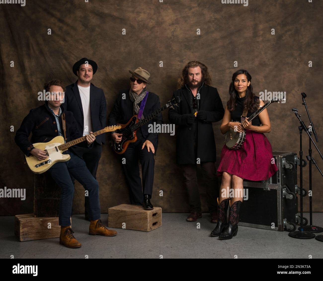 This Nov. 9, 2014 photo shows, from left, Taylor Goldsmith, Marcus ...