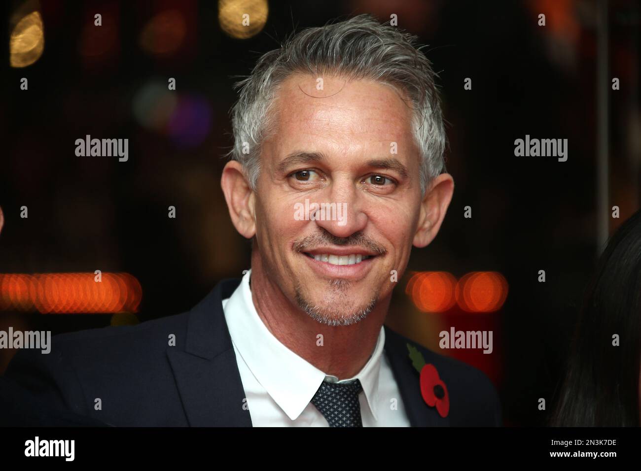 Gary Lineker poses for photographers upon arrival to the world premiere ...