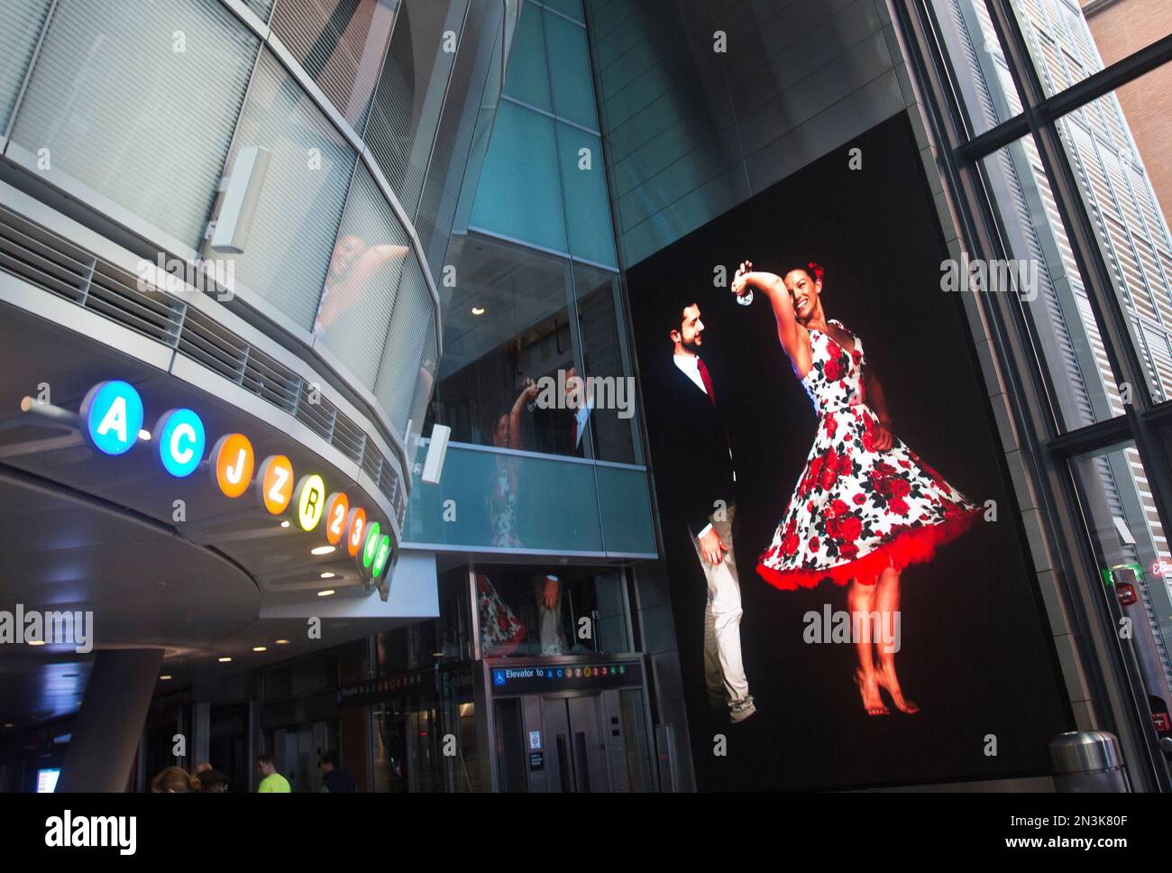 New York's biggest subway hub, encased in a glass and steel shell with ...