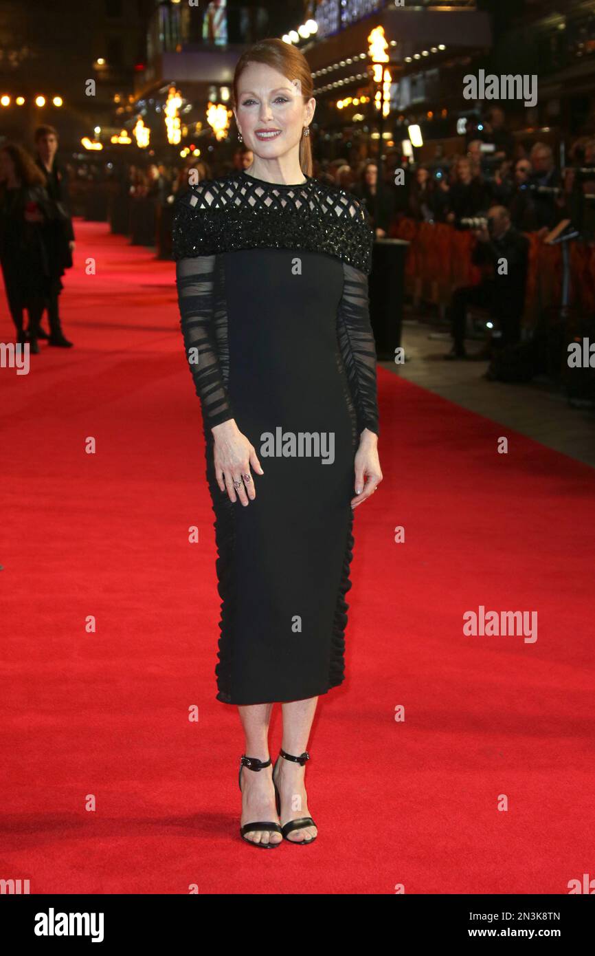 Actress Julianne Moore poses for photographers upon arrival to the ...