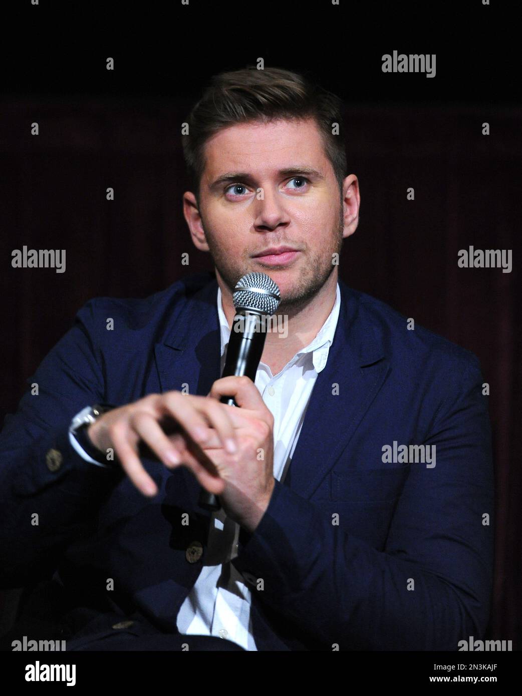 Allen Leech attends the AARP Movies for Grownups Film Showcase at Regal ...