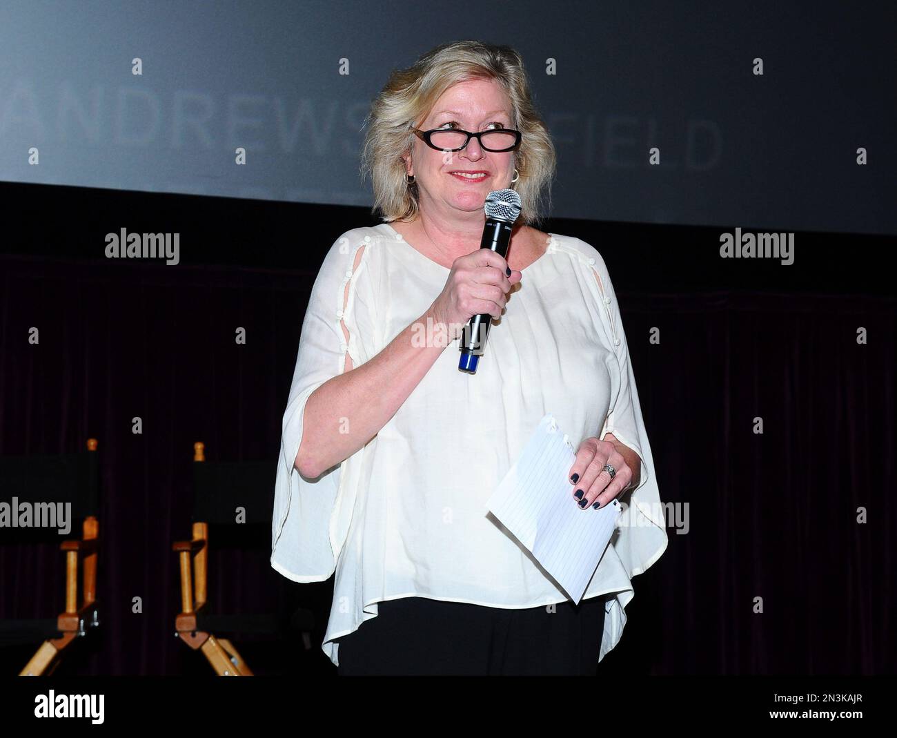 AARP The Magazine's West Coast Editor Meg Grant attends the AARP Movies ...