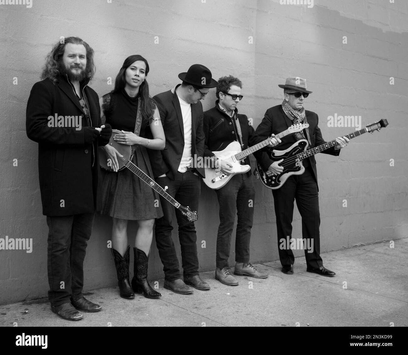 Jim James, Rhiannon Giddens, Marcus Mumford, Taylor Goldsmith and Elvis ...