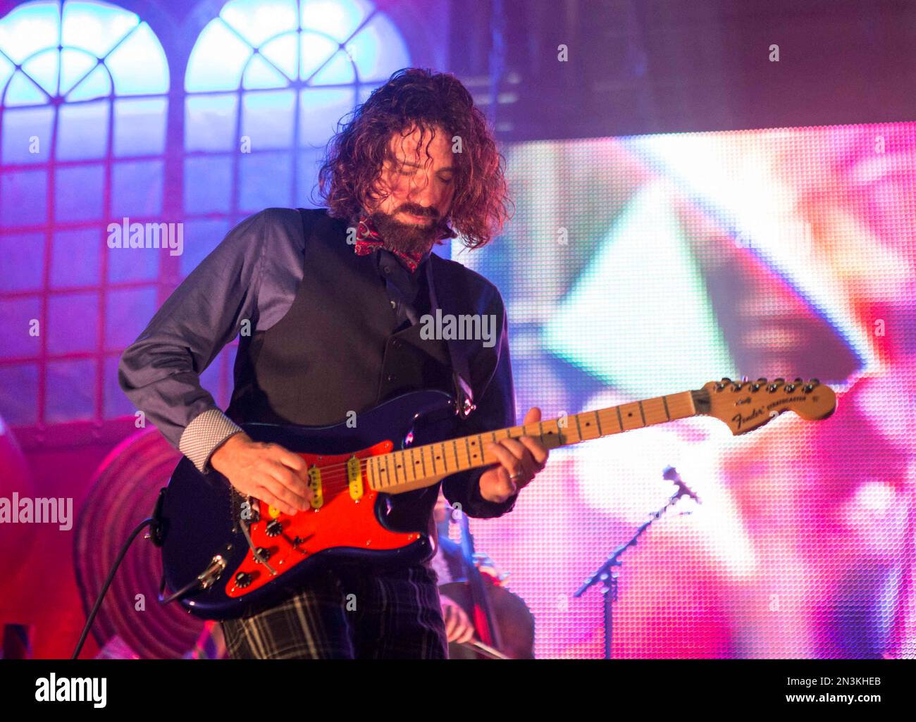 Larry "Ler" LaLonde with Primus performs at The Tabernacle on Saturday ...