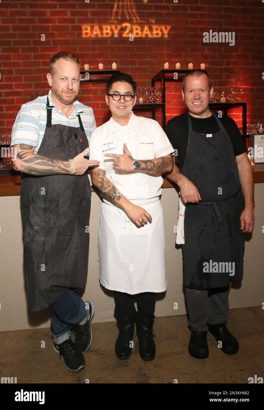 Chef Andy Ricker of Pok Pok, and from left, Chef Kris Yenbamroong of ...