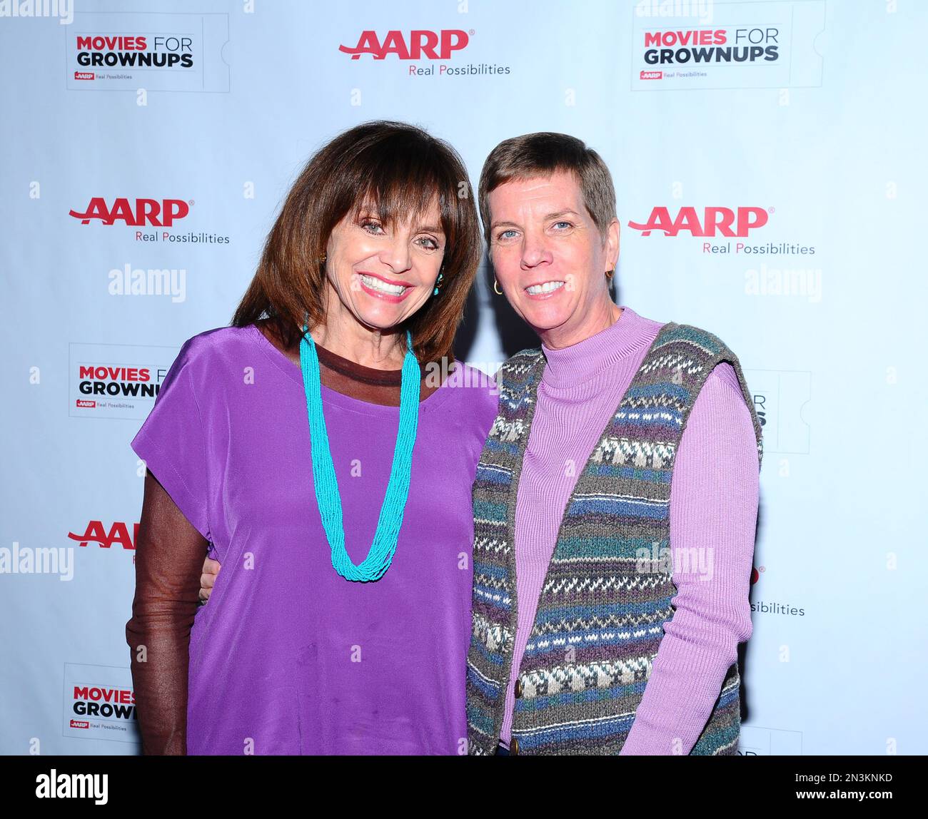 IMAGE DISTRIBUTED FOR AARP - Valerie Harper, left, and Cindy Abbott ...