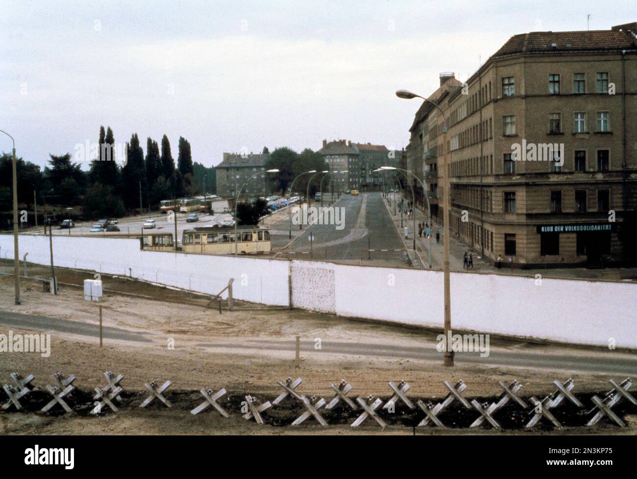 FILE - The 1980 file photo shows a view of East Berlin, taken from an ...