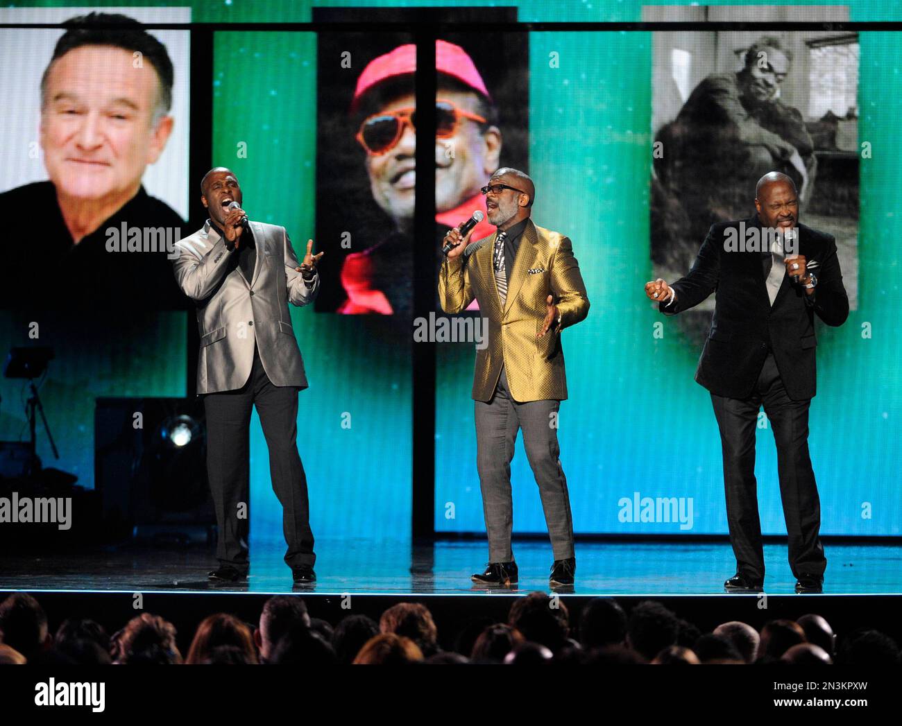 Carvin Winans, from left, BeBe Winans and Marvin Winans, of 3 Winans ...