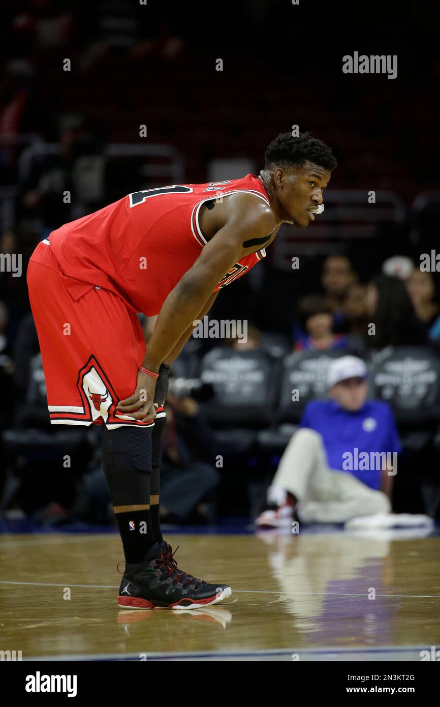 Chicago Bulls' Jimmy Butler in action during an NBA basketball game ...