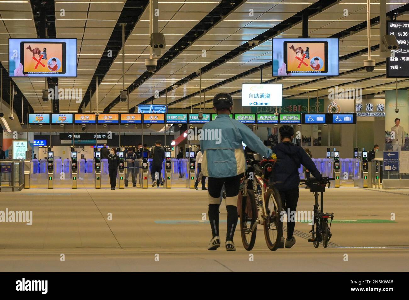 **CHINESE MAINLAND, HONG KONG, MACAU AND TAIWAN OUT** Passengers enter ...