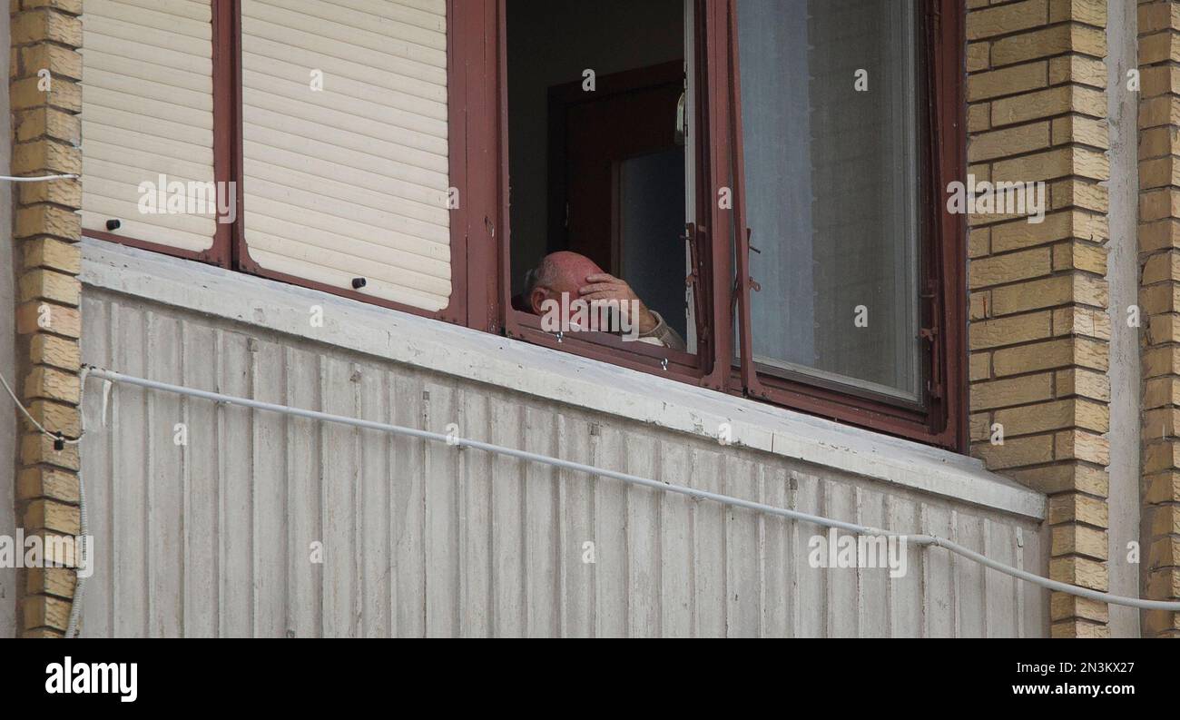 In this photo taken July 28, 2014, Jakob Denzinger looks from his ...