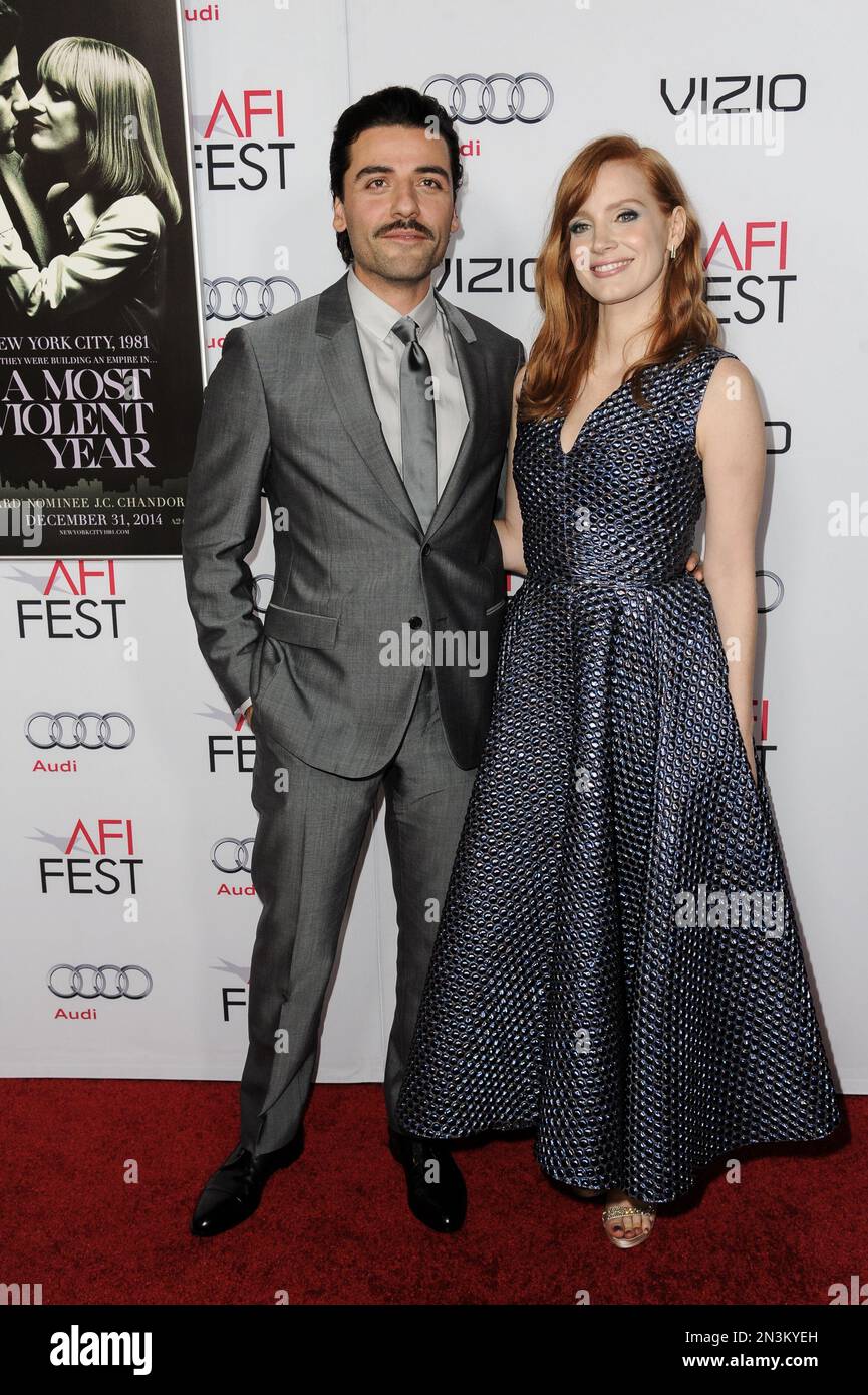 Jessica Chastain arrives at 2014 AFI Fest - "A Most Violent Year" on ...