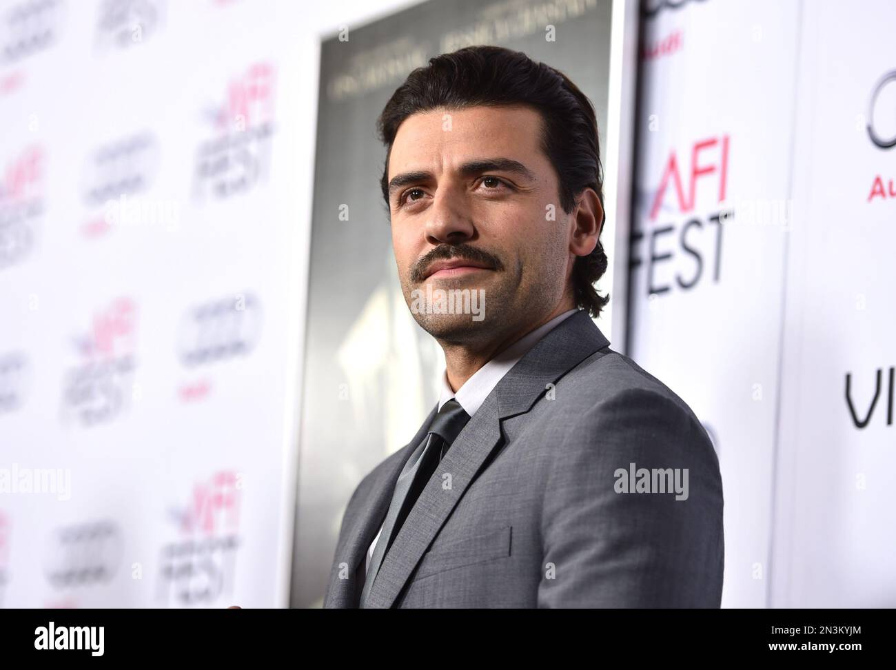 Oscar Isaac arrives at 2014 AFI Fest - "A Most Violent Year" at the ...