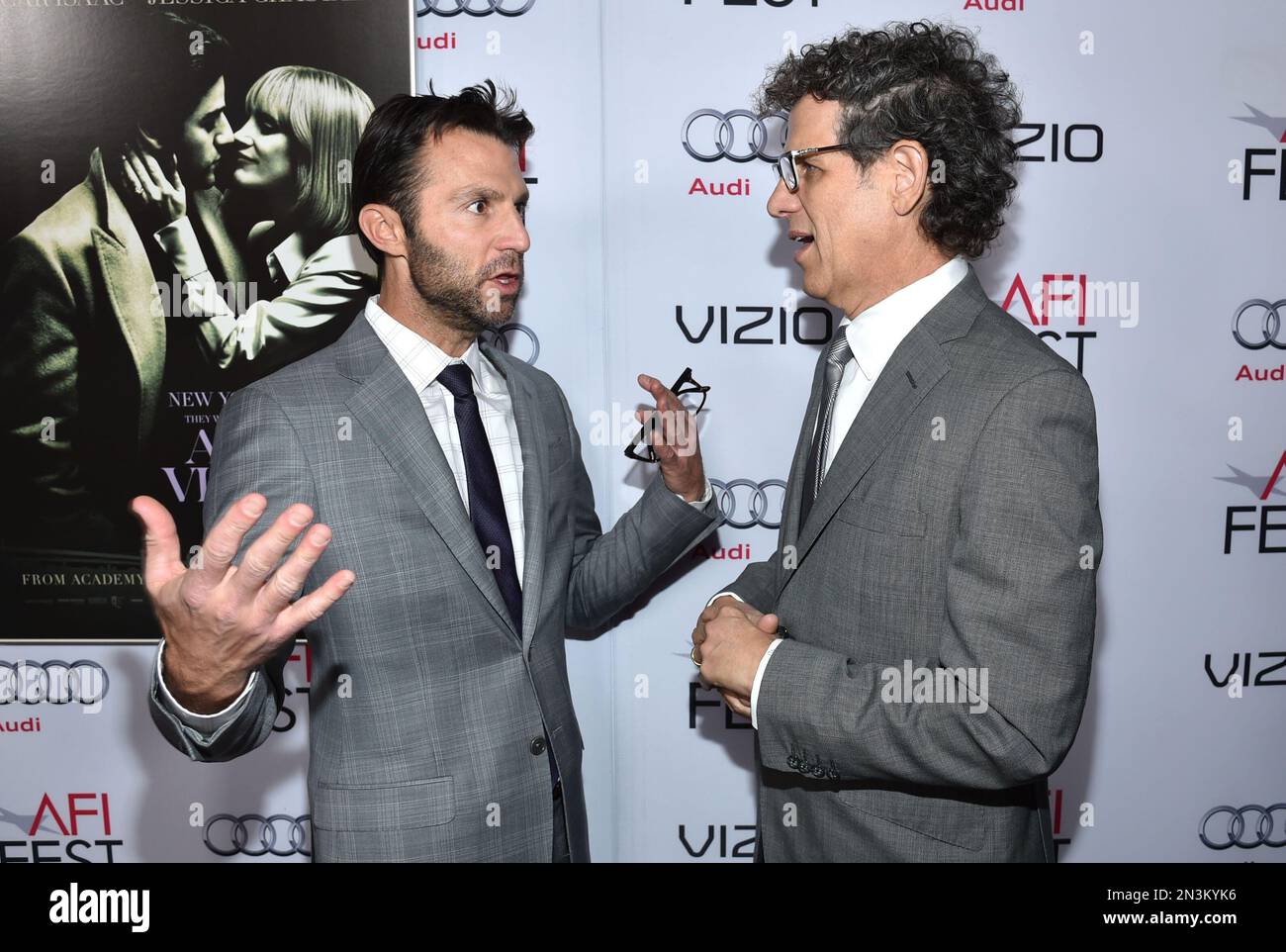 Jonathan King, left, and Jim Berk arrive at 2014 AFI Fest - "A Most ...