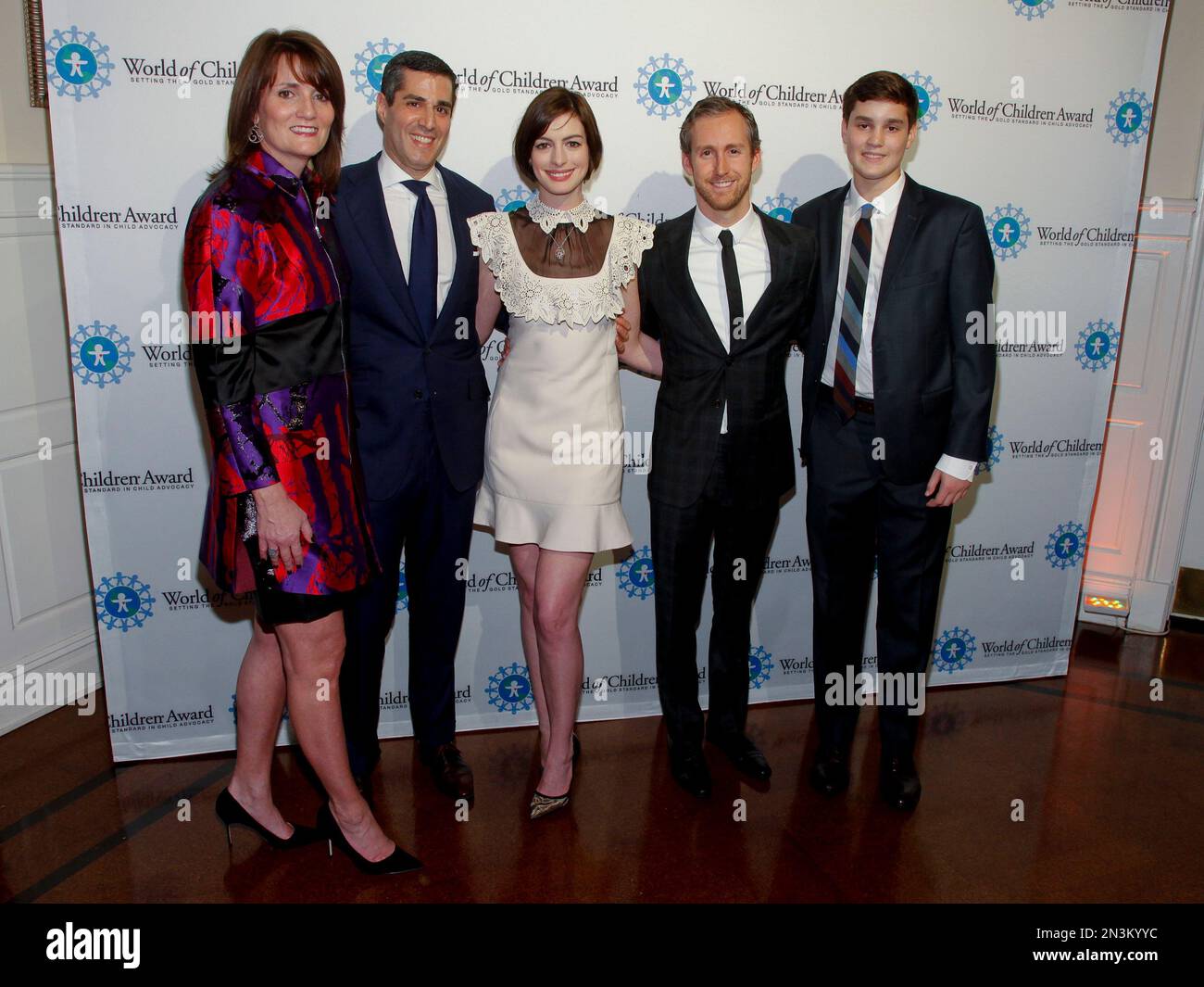 Beth Gold, from left, Jim Gold, Anne Hathaway, Adam Shulman and Matthew ...